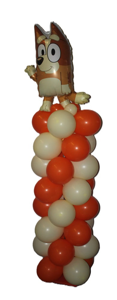 Bluey Bingo Birthday Balloon Column Tower | Balloon Place 100-12211 ...