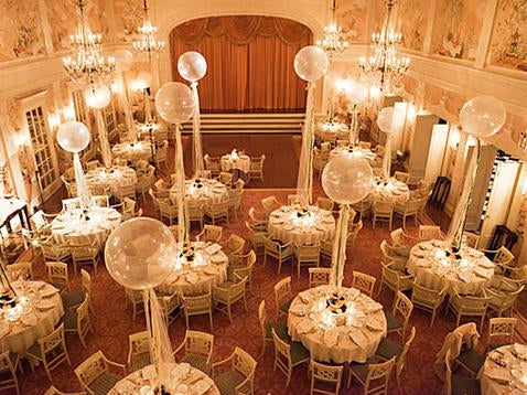 helium table balloons